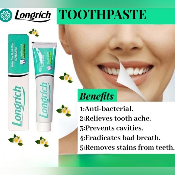 Longrich | Other | Longrich Toothpaste Whitetea Fluoride Free Deep ...